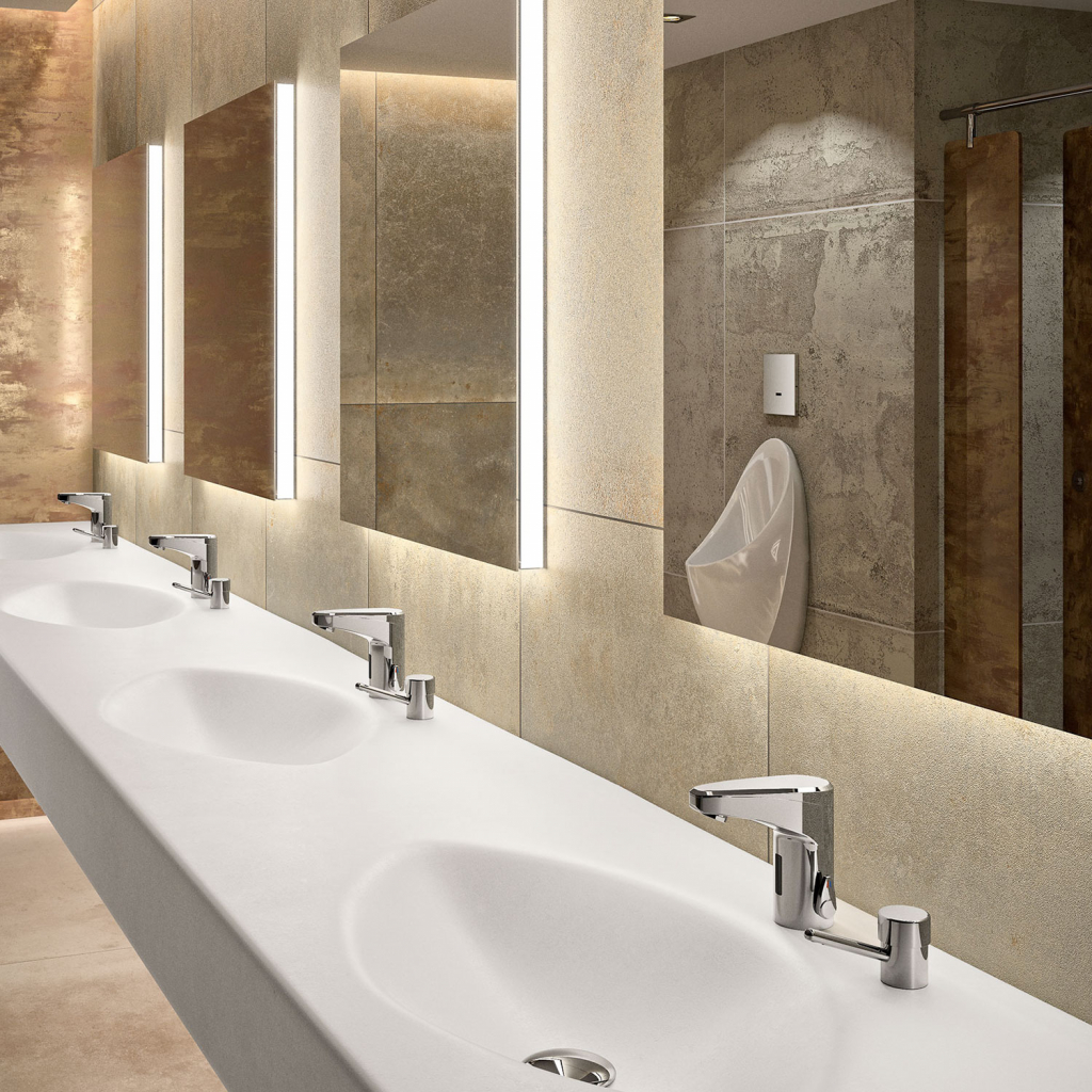 Conti+ 5LPM Mains Powered With Temperature Mixing Electronic Sensor Tap ...