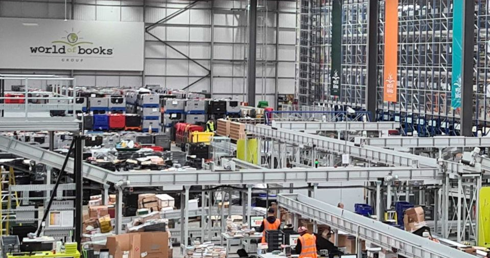 World of Books Group saves 1.86 million litres of water