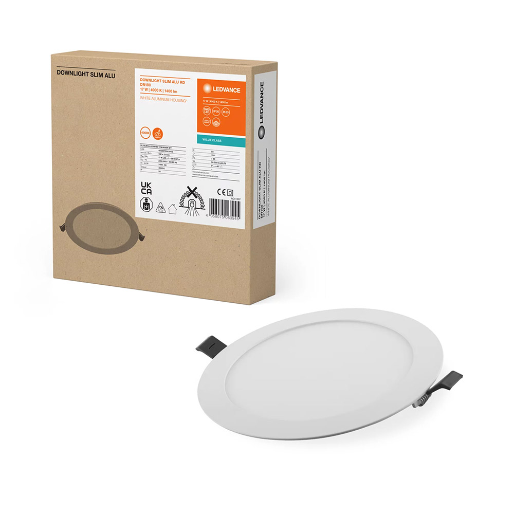 Ledvance Slim Downlight 17W 4000K White | 10 Pack