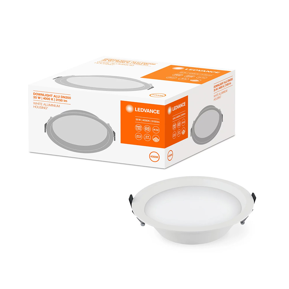 Ledvance Downlight 35W 4000K White | 8 Pack
