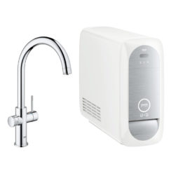 £100 Cashback on Grohe Blue and Grohe Red Kitchen Mixer Taps