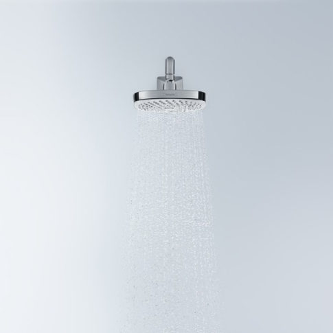 hansgrohe Croma Select E 180 2Jet Chrome Overhead EcoSmart Shower