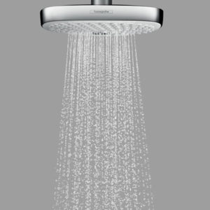 hansgrohe Croma Select E 180 2Jet Chrome Overhead EcoSmart Shower