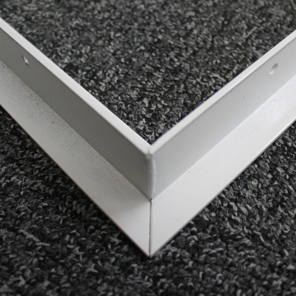 Bespoke LED Panel Surface Mounting Kit White 595x595mm