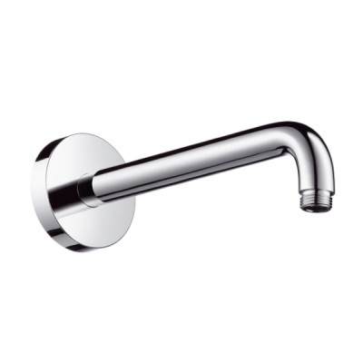 hansgrohe 241mm Chrome Shower Arm | SaveMoneyCutCarbon