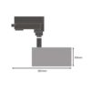 Ledvance White LED Track Light 55W 4000K | 24 Degree Beam Angle