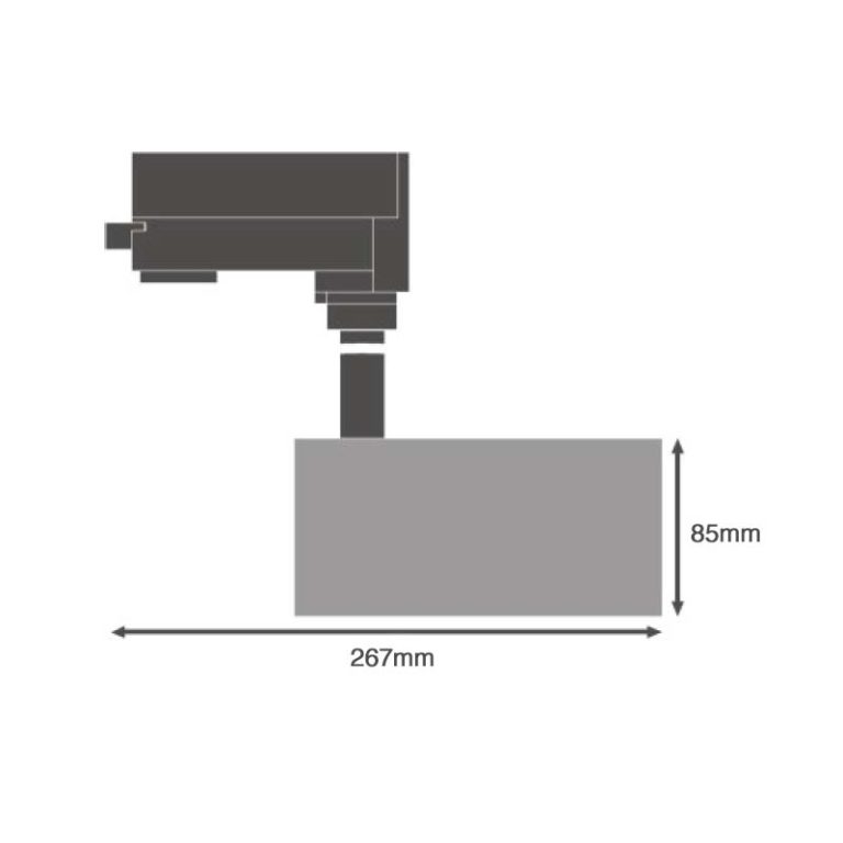 Ledvance White LED Track Light 55W 4000K | 24 Degree Beam Angle
