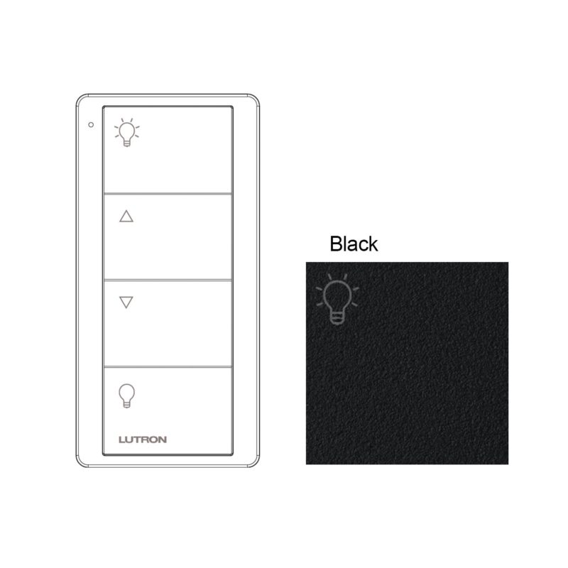Lutron Pico Wireless Black Remote Control | 4 Button Zone Control