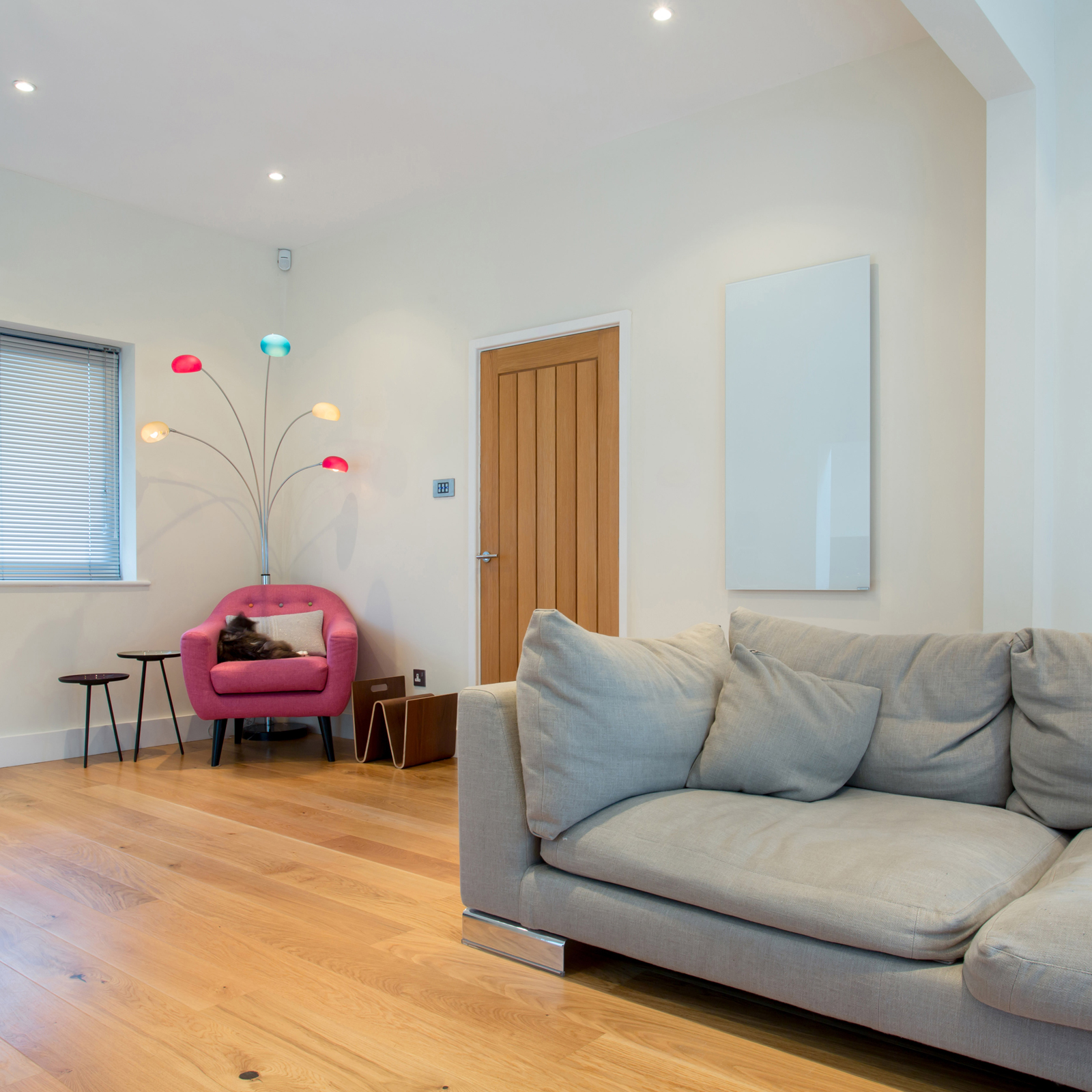 Herschel Inspire 900x300mm 350W White Glass Far Infrared Panel Heater