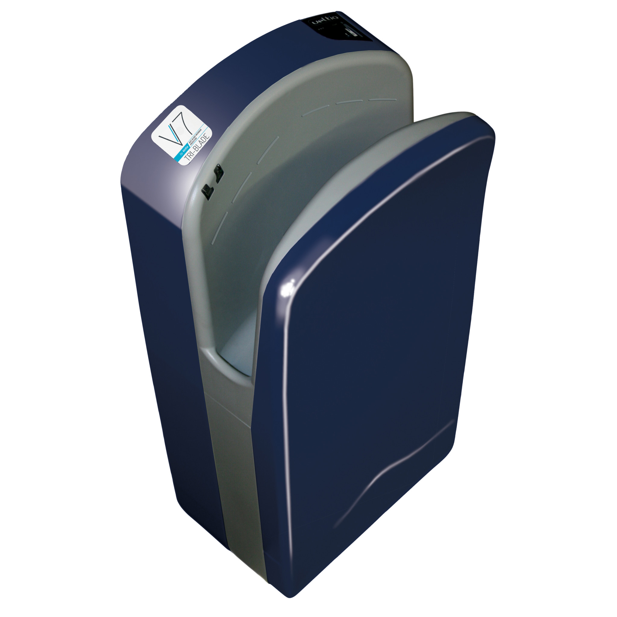 Veltia V7 Tri-Blade Hand Dryer Atlantic Blue